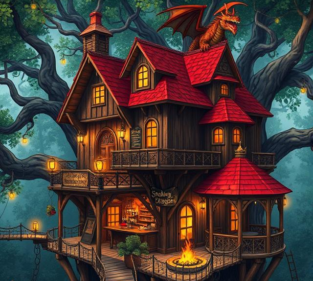 Important Places (Smoking Dragon Pub) – The Witchtree Saga